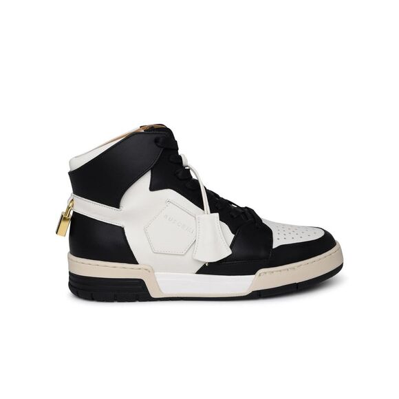 Buscemi | Shoes | Buscemi Air Jon Black And White Leather Sneakers ...